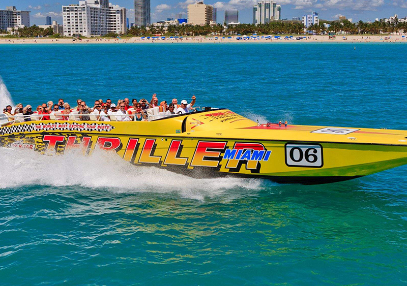 Thriller Miami Speedboat Adventures Tour – High-Speed Sightseeing Ride ...