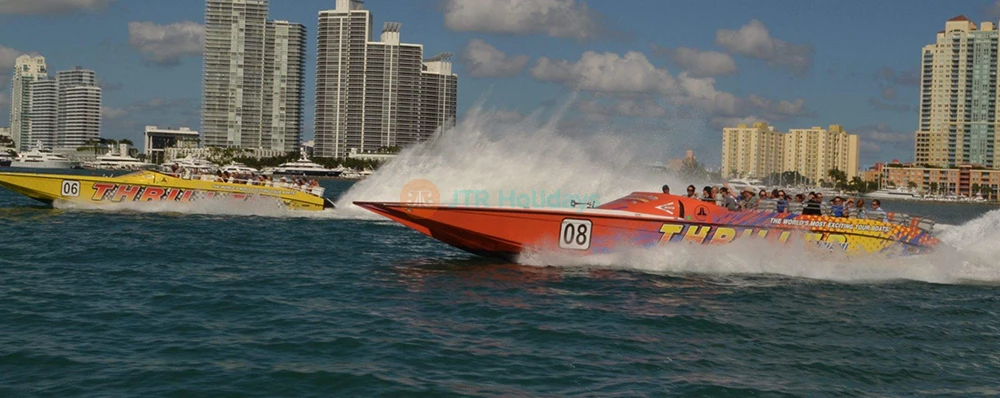 Thriller Miami Speedboat Adventures Tour – High-Speed Sightseeing Ride ...