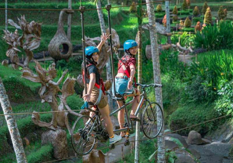 Alas Harum Bali Swing, Skybike & Zipline Adventure - JTR Holidays