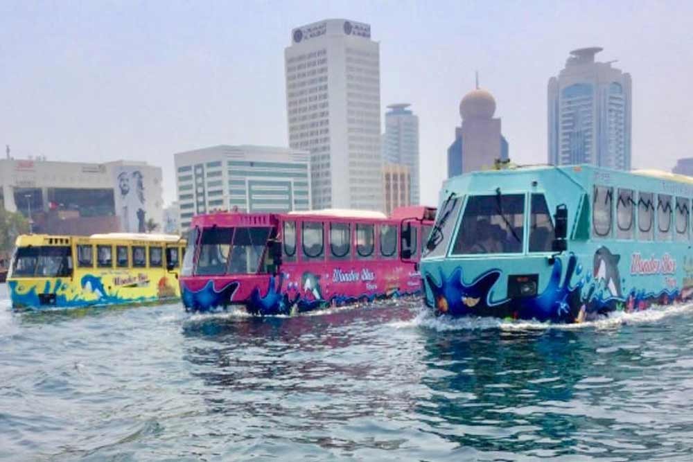 Wonder bus Dubai tickets price -Dubai water bus location | JTR Holidays