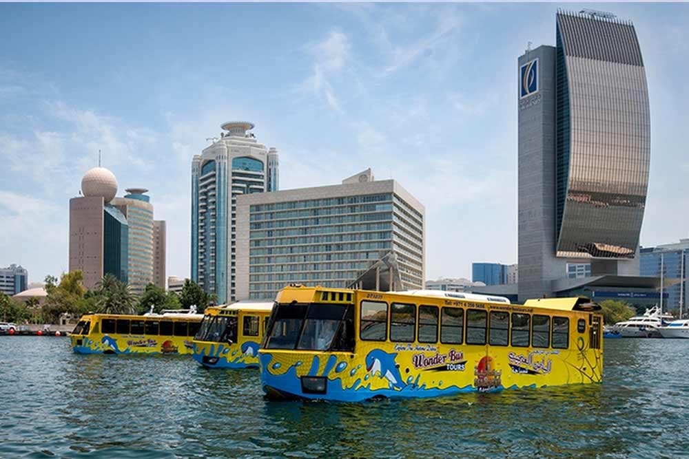 Wonder bus Dubai tickets price -Dubai water bus location | JTR Holidays